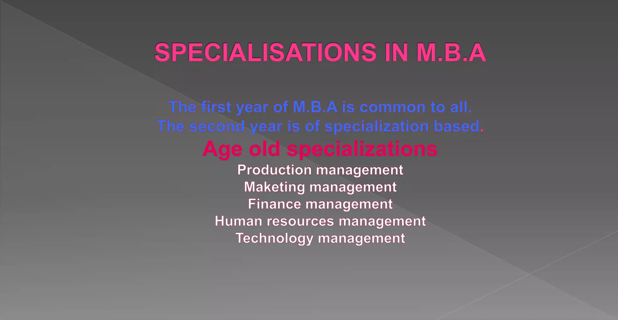 What is M.B.A? | PPTX | Education industry | Industries