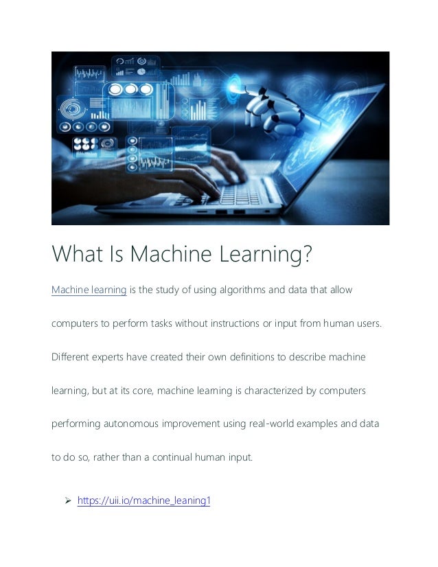 What is machine learning | PDF