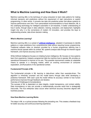 What is Machine Learning and How Does it Work.pdf