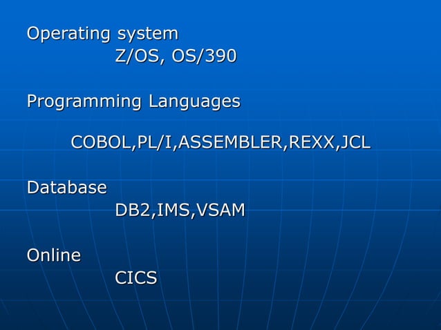 What is Mainframe Part I.ppt