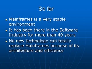 What is Mainframe Part I.ppt