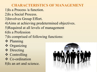 What is management | PPTX