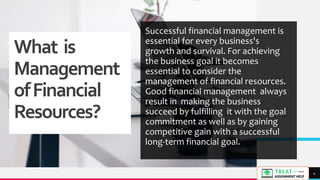 What is management of financial resources how it is different from ...