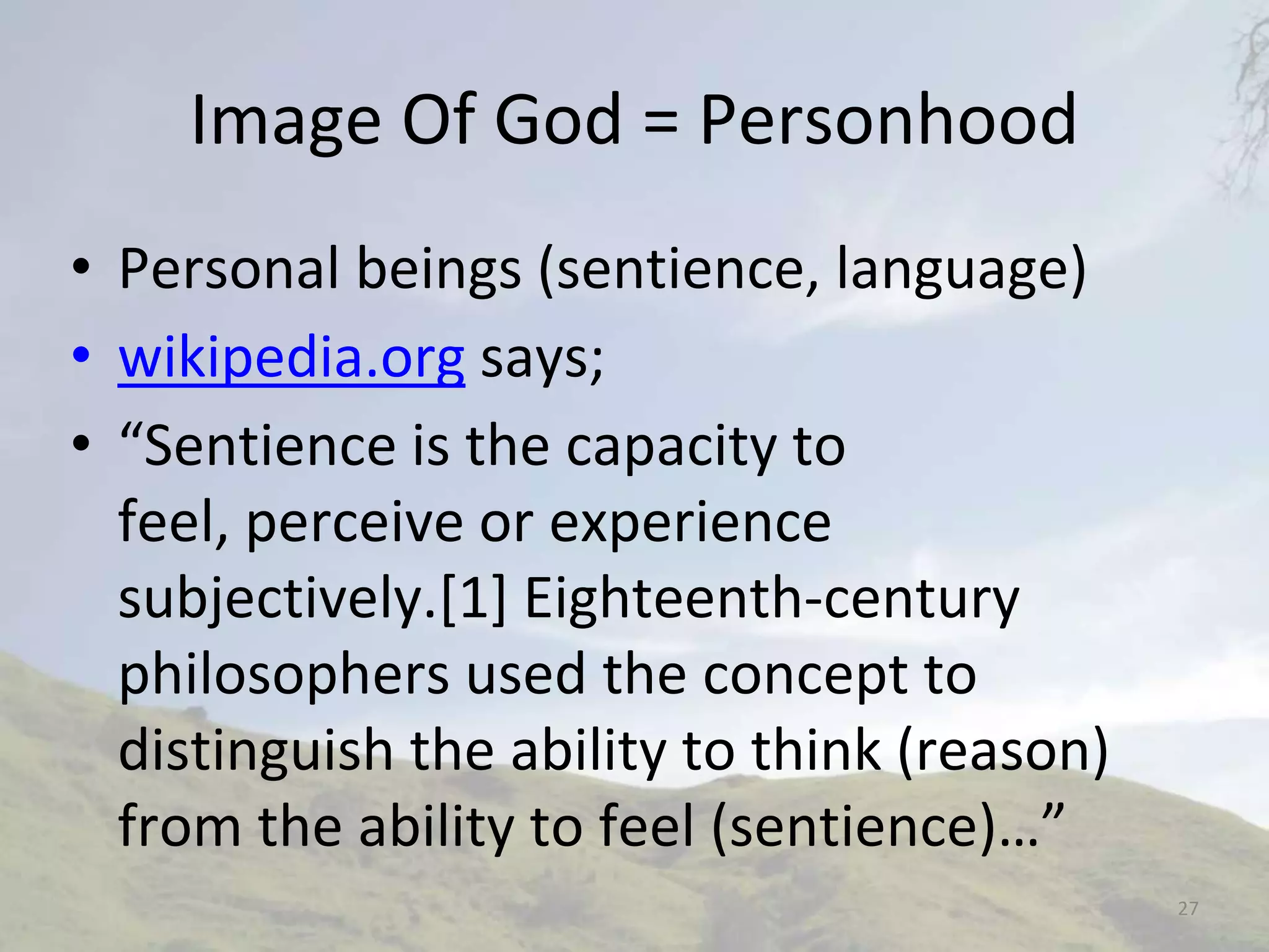 Psalm 8, What Is Man That God Cares For Him? What does it mean to be made in the image of God ...