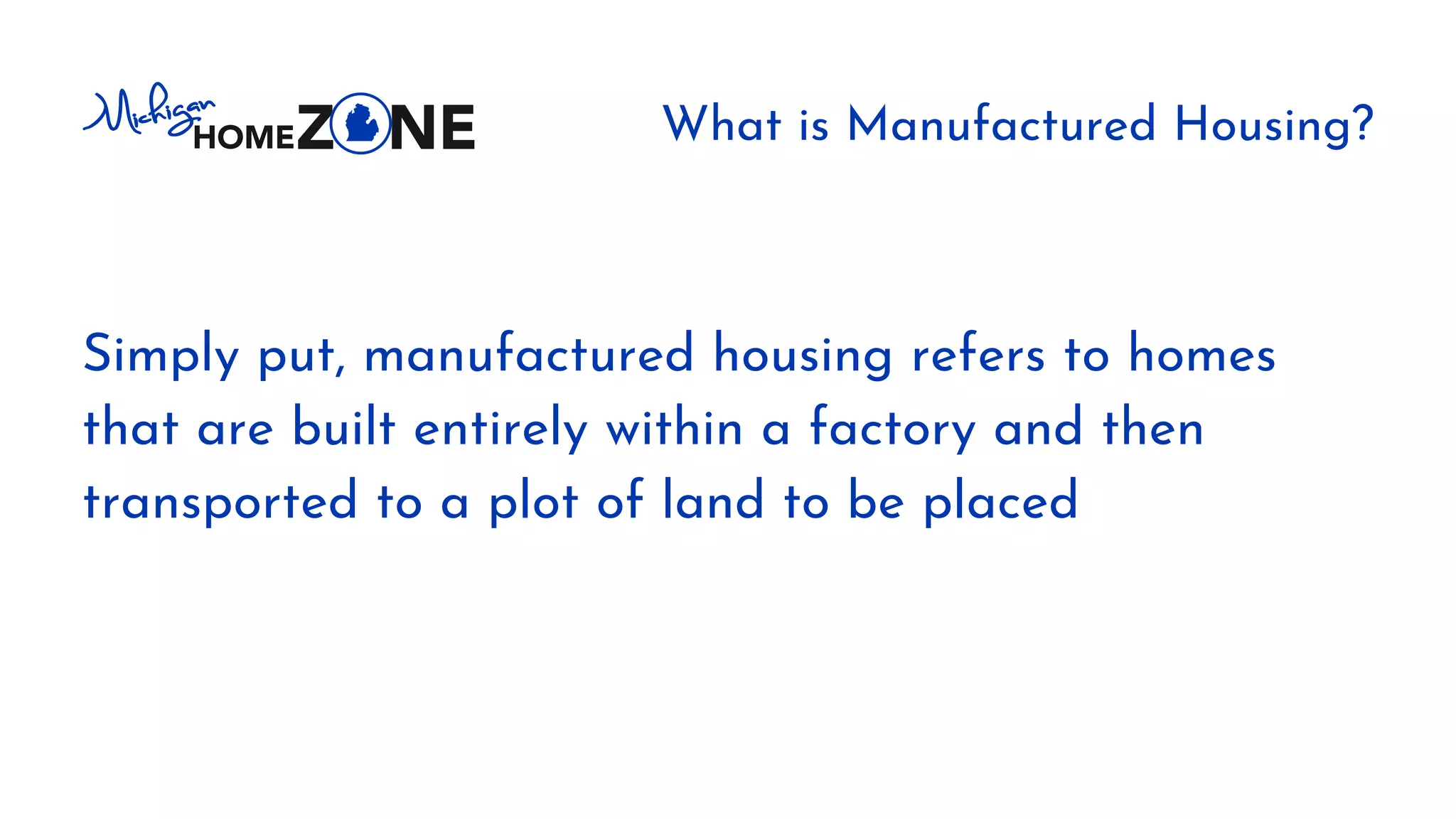 What is Manufactured Housing Anyway? | PDF