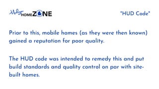 What is Manufactured Housing Anyway? | PDF