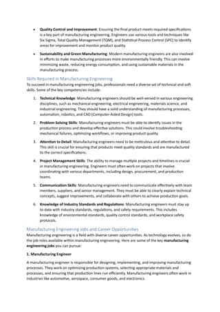 What Is Manufacturing Engineering - Role and Career.pdf