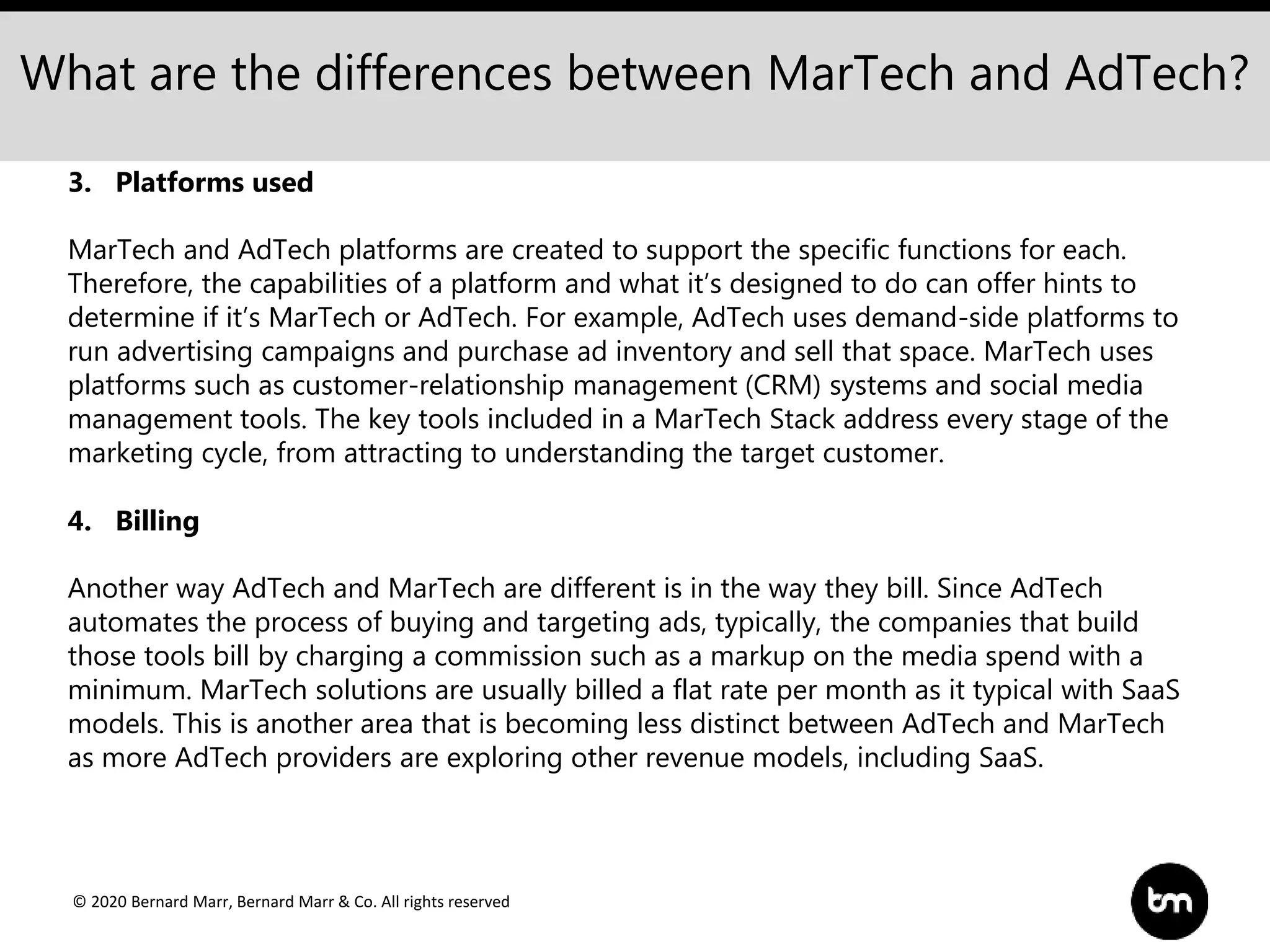 What Is MarTech and AdTech - And What's The Difference? | PPT