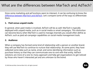 What Is MarTech and AdTech - And What's The Difference? | PPT