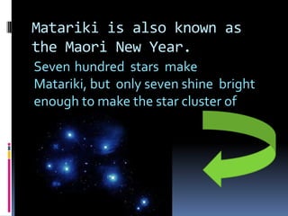What is matariki day | PPTX