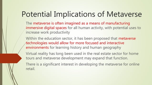 What is mataverse? | PPT