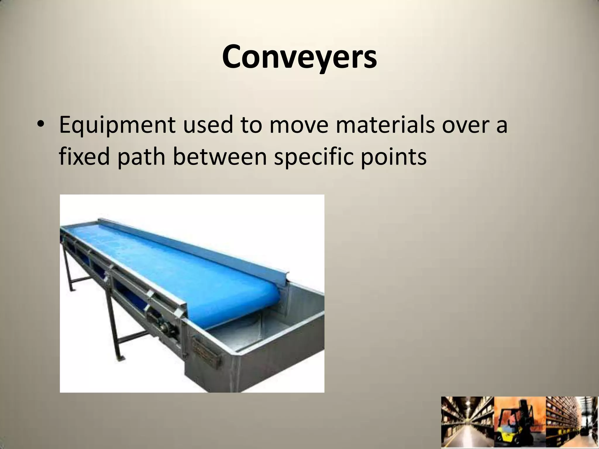 material handling equipment | PPTX