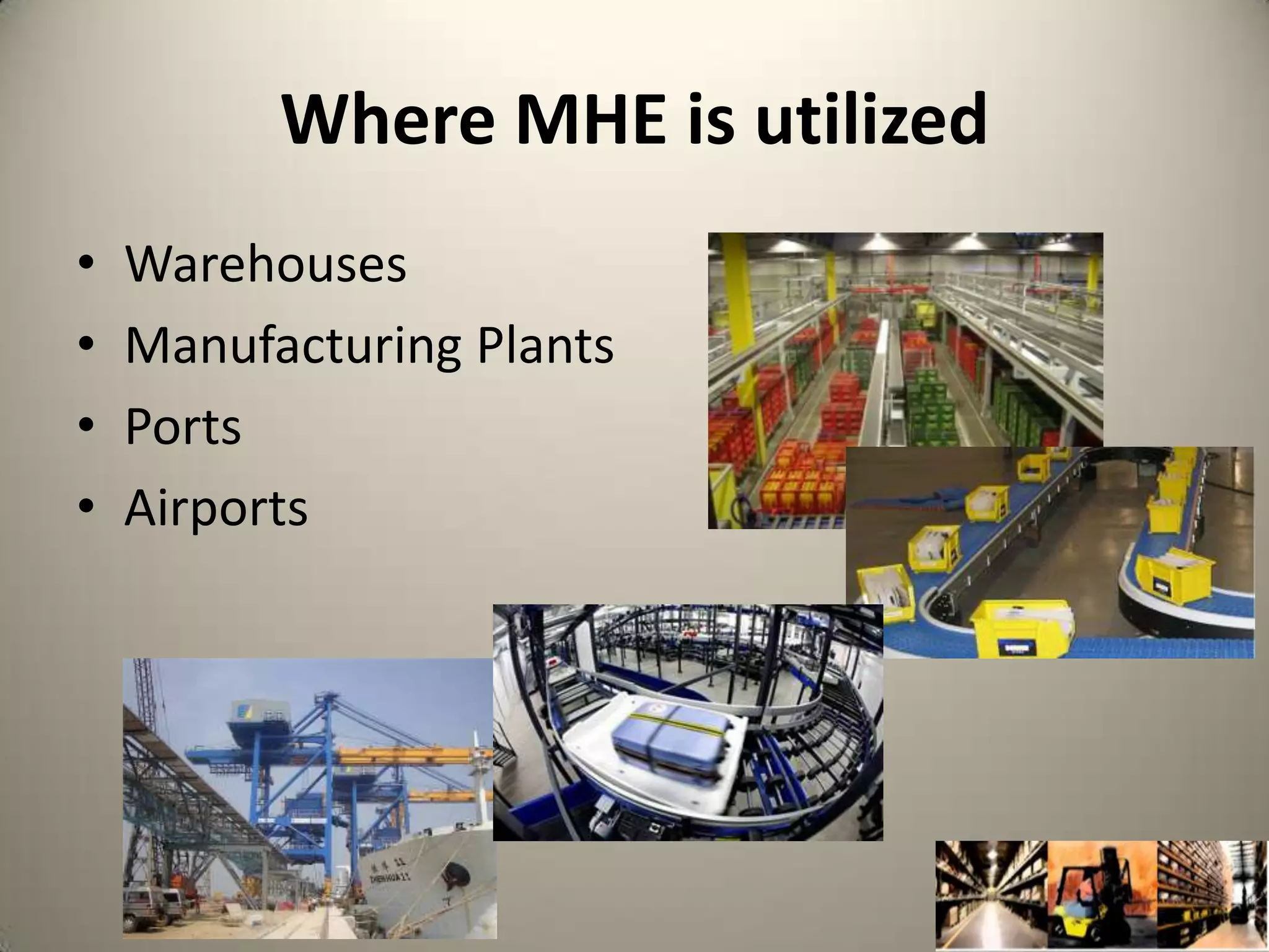 material handling equipment | PPTX