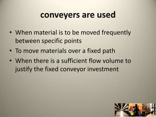 material handling equipment | PPTX