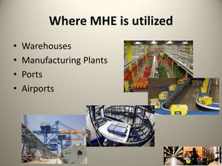 material handling equipment | PPTX