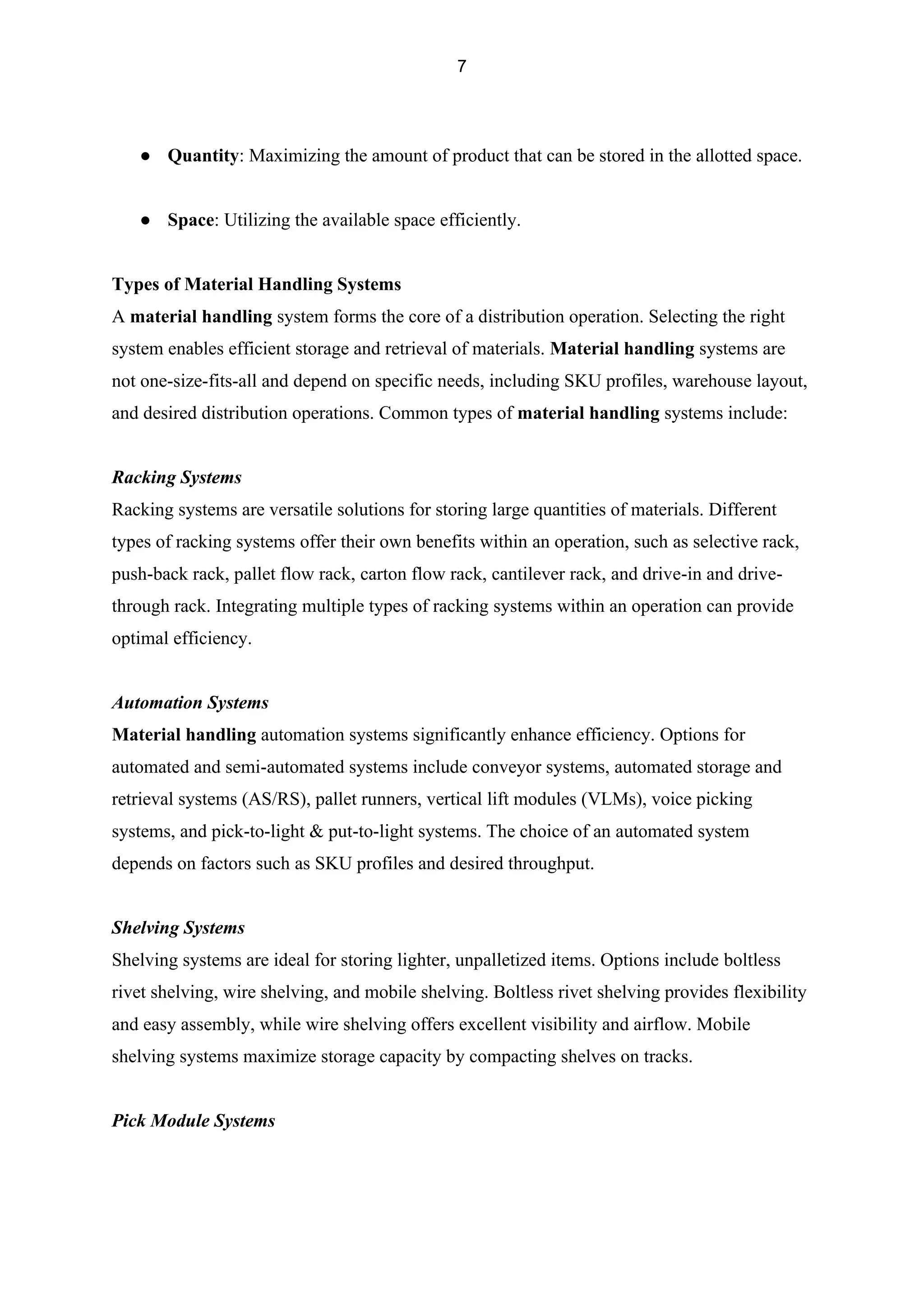 What Is Materials Handling? Logistics Glossary | PDF