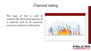 What is material testing and its various types? | PDF
