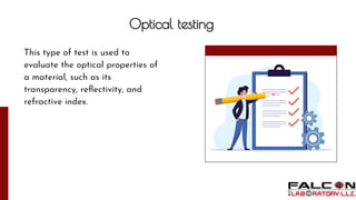 What is material testing and its various types? | PDF