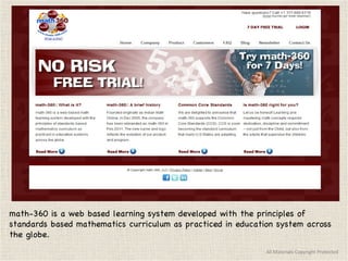 What is math 360 ? | PPT
