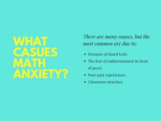 What is Math Anxiety? | PPT
