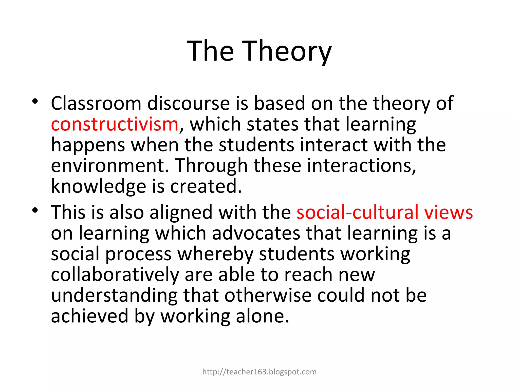 What is mathematical discourse | PPT