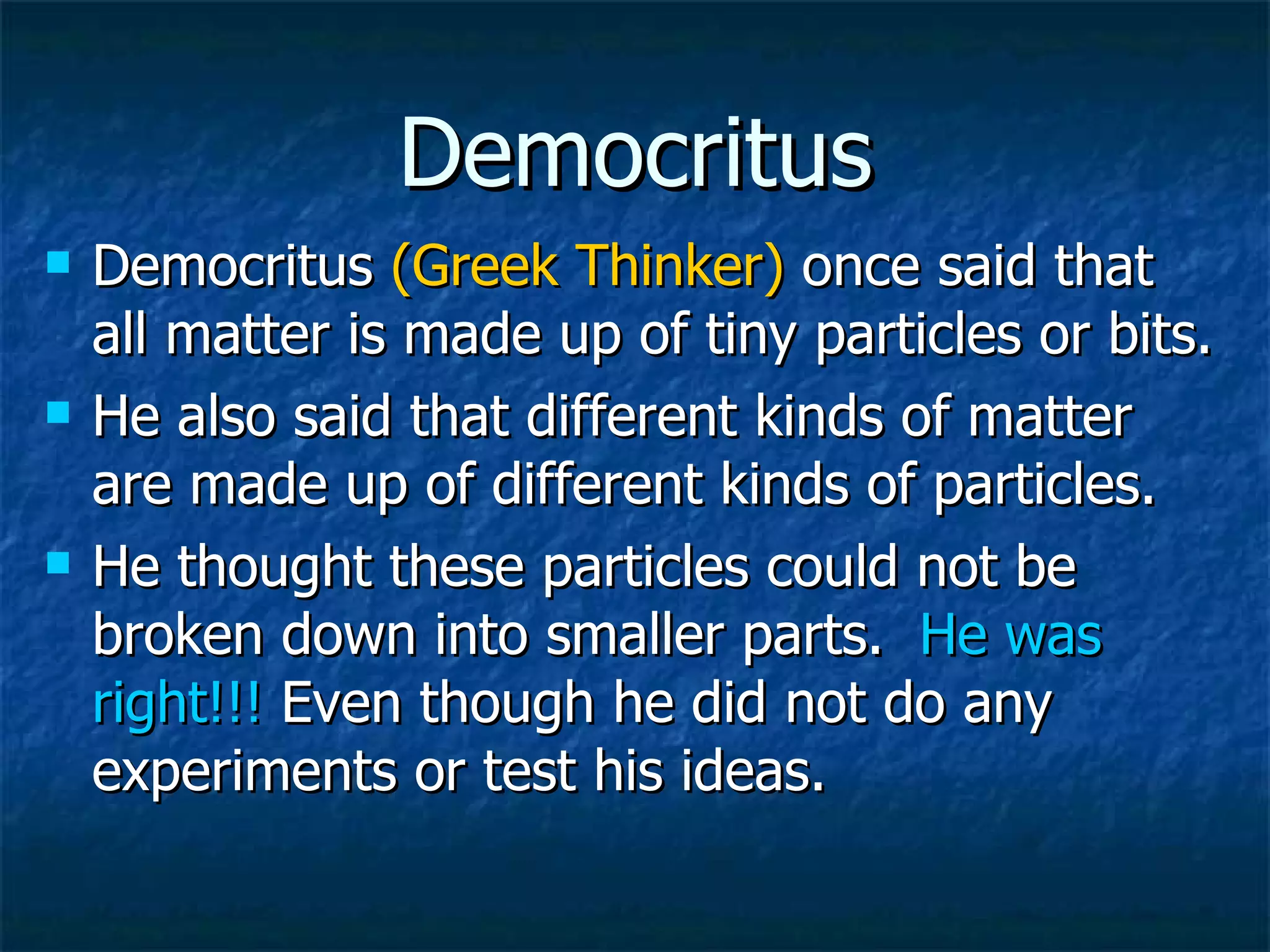 What Is Matter Made Of | PPT