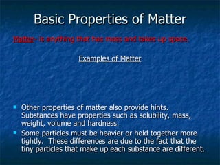 What Is Matter Made Of | PPT