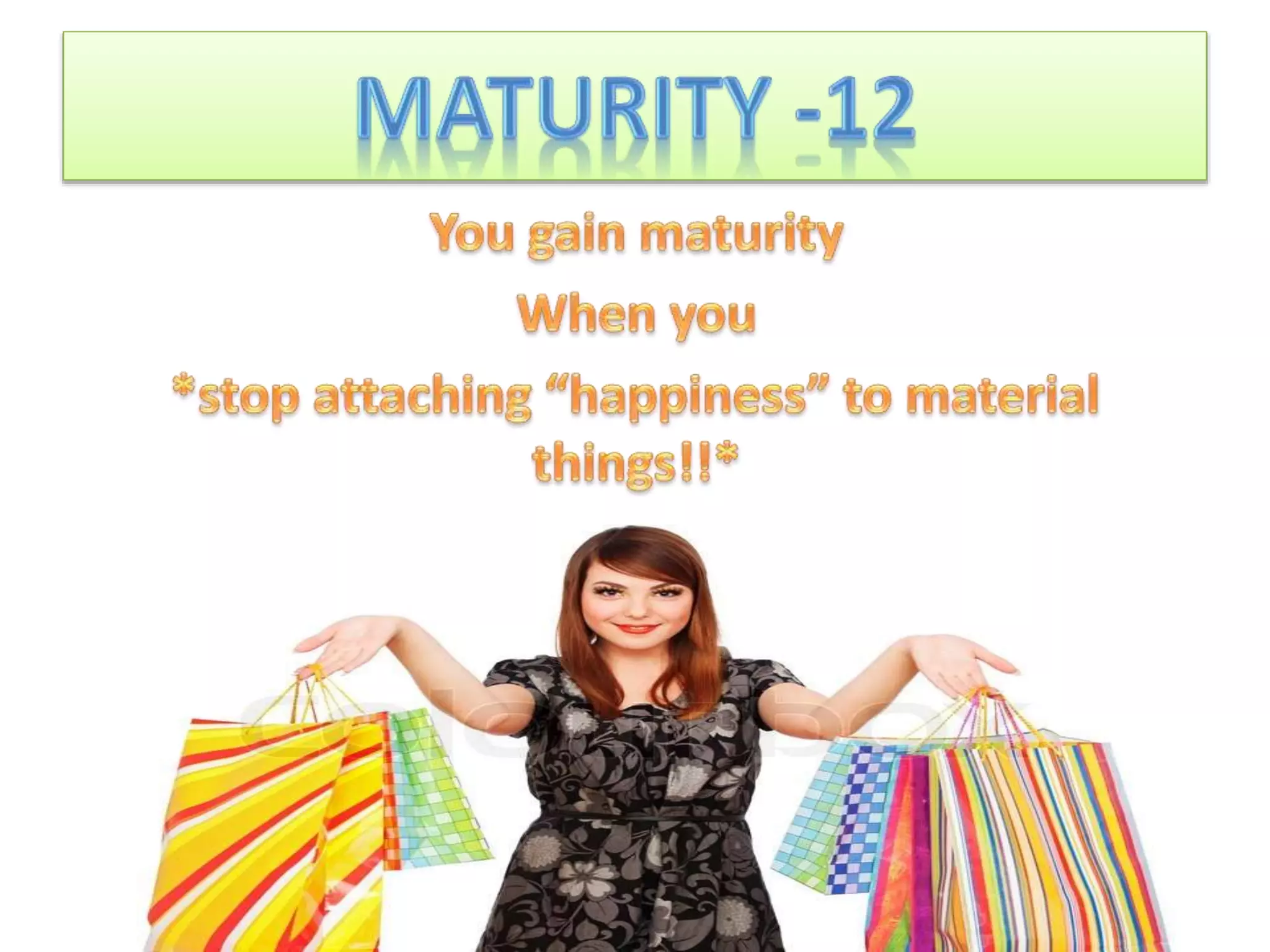 What is maturity | PPTX