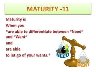 What is maturity | PPTX