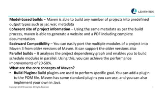 What is maven | PPTX | Programming Languages | Computing