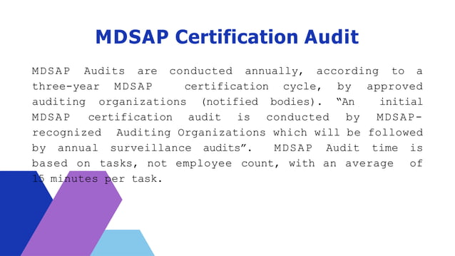 What is MDSAP | PPT