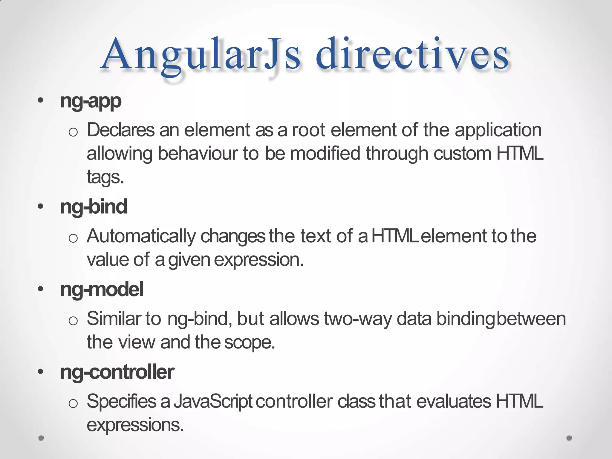 What is Mean Stack Development ? | PPTX