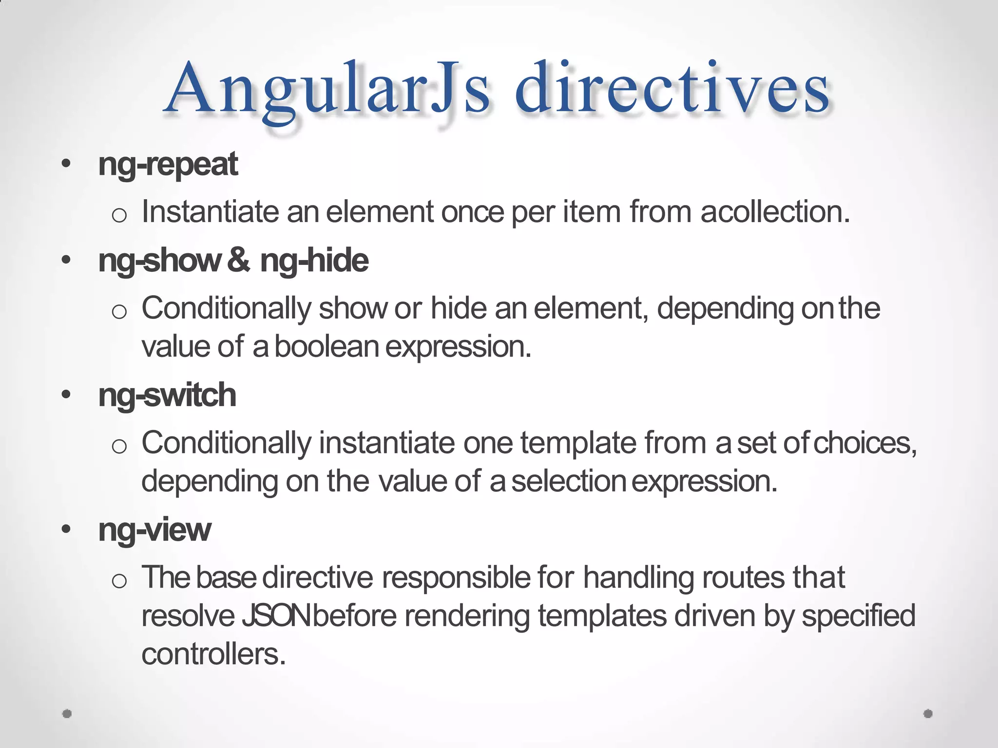 What is Mean Stack Development ? | PPTX