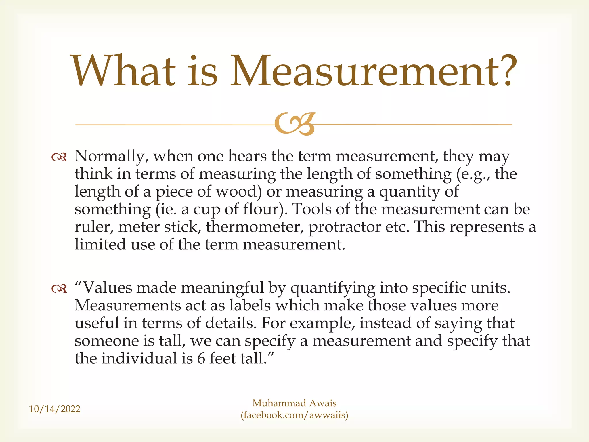 What is Measurement and Its Levels - Mass Media Research.pptx