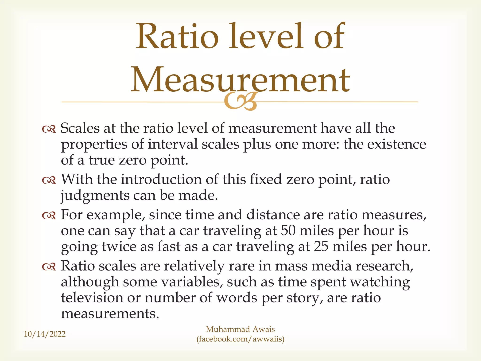 What is Measurement and Its Levels - Mass Media Research.pptx