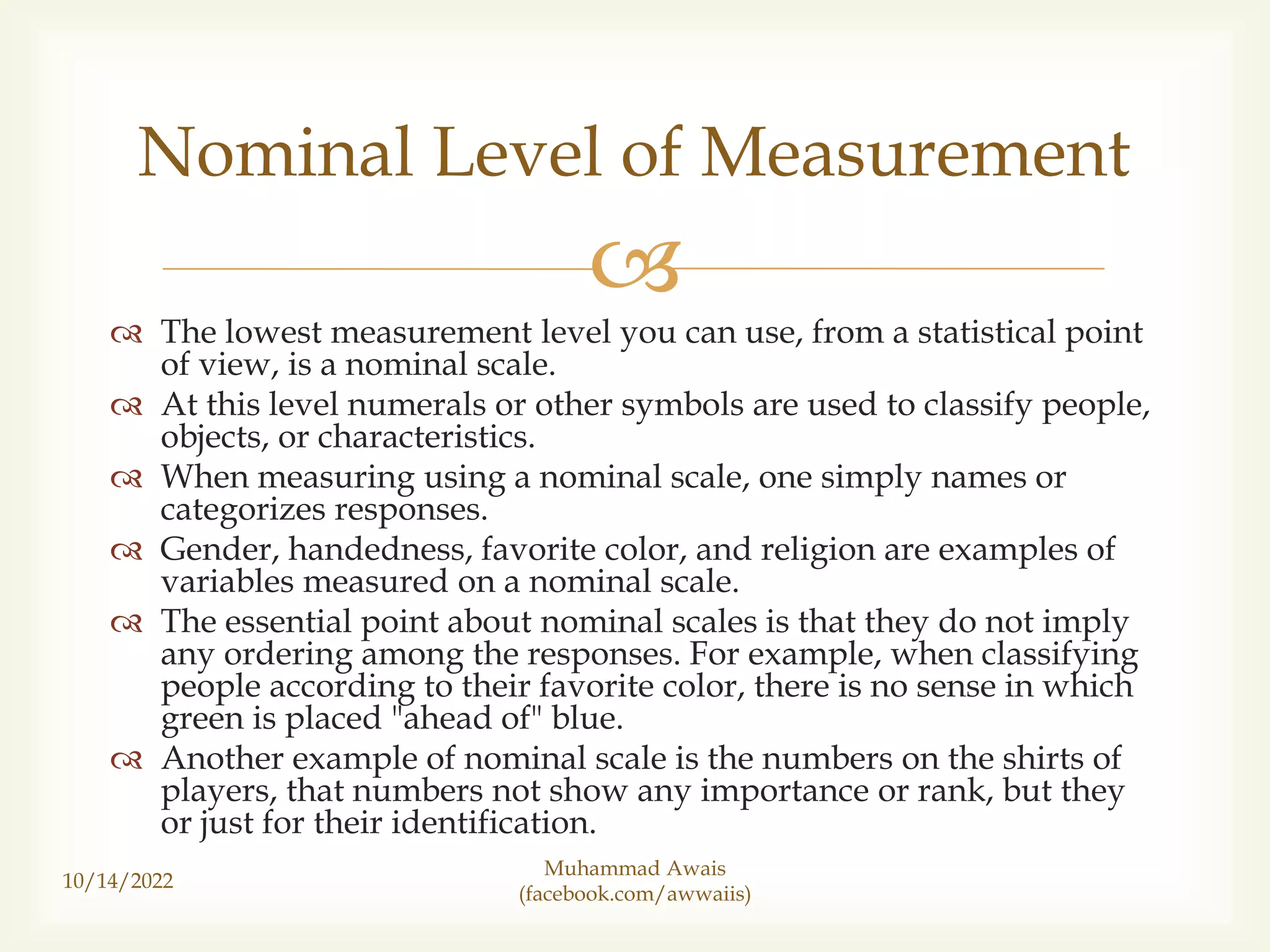 What is Measurement and Its Levels - Mass Media Research.pptx