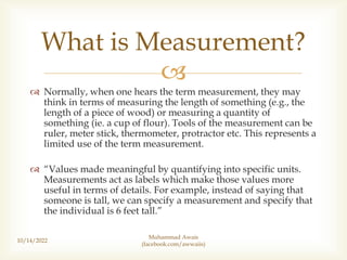 What is Measurement and Its Levels - Mass Media Research.pptx
