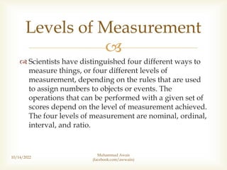 What is Measurement and Its Levels - Mass Media Research.pptx