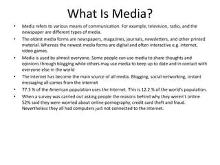 What is media | PPTX