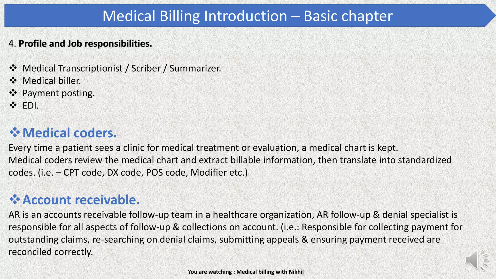 What is medical billing - Basic chapter (1).pptx