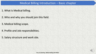 What is medical billing - Basic chapter (1).pptx
