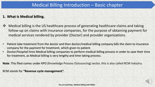 What is medical billing - Basic chapter (1).pptx