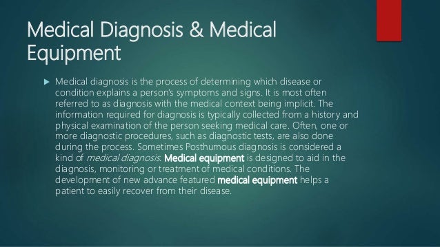 What is medical equipment and types of medical