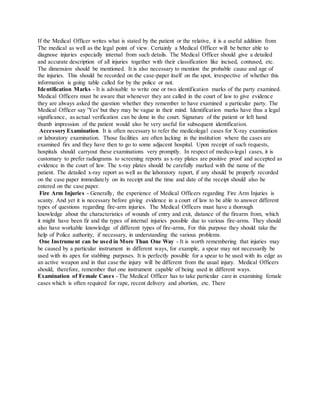 What is medico legal | DOCX