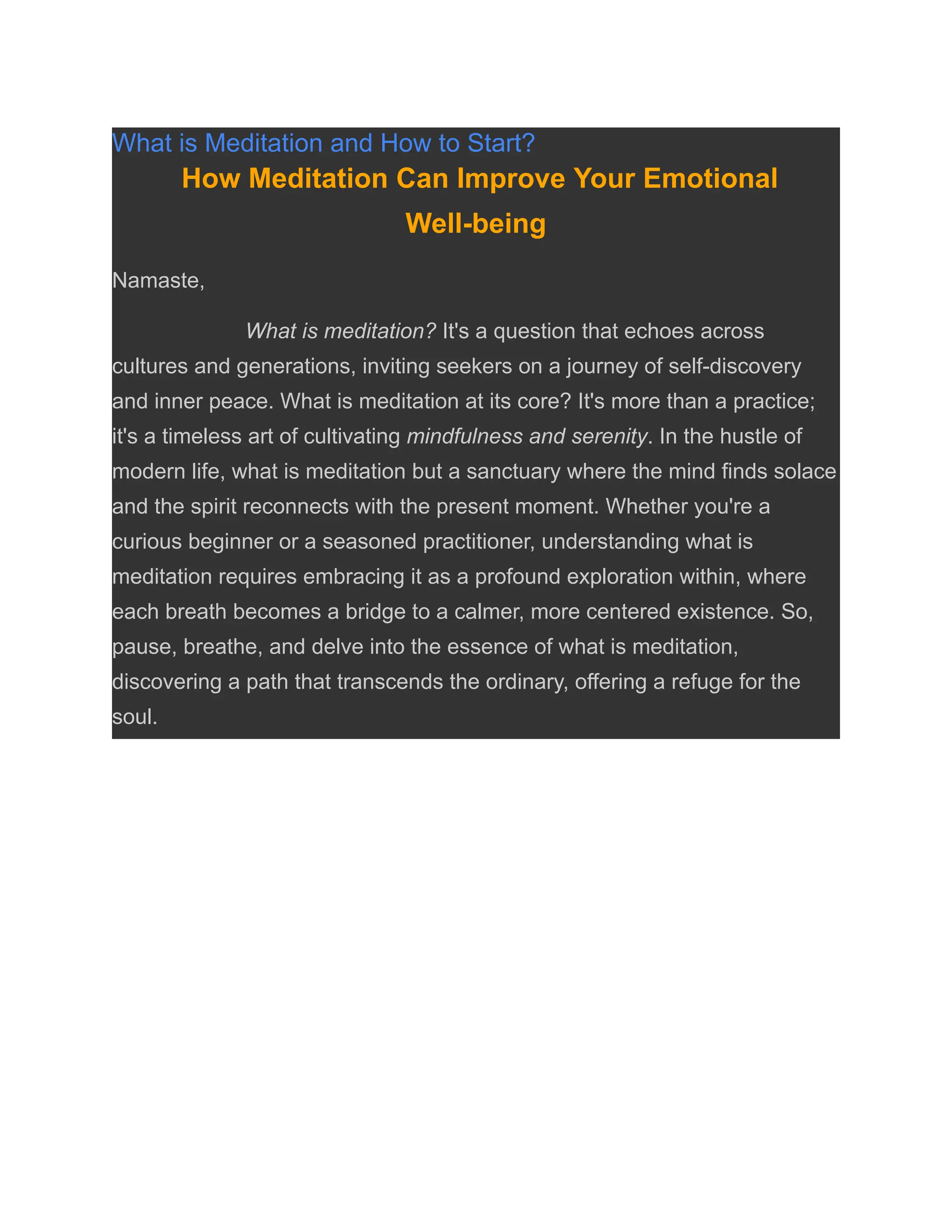 What is Meditation and How to Start.pdf