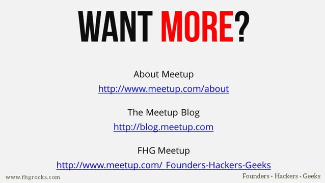 What is Meetup? | PPT