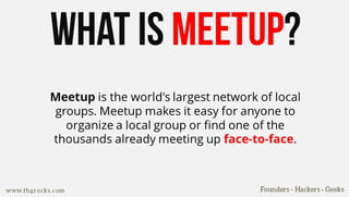 What is Meetup? | PPT