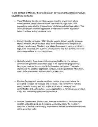 What is Mendix and the concept of low-code development.docx
