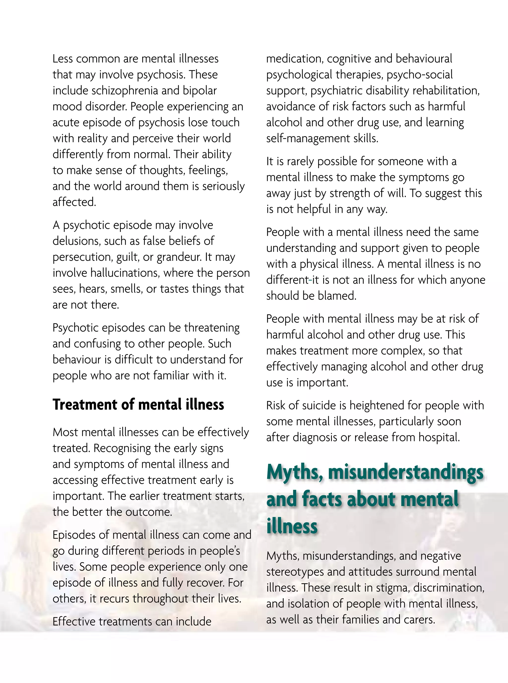 Whatis mentalillnessenglish | PDF