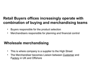 Merchandising and its role of merchandising | PPT